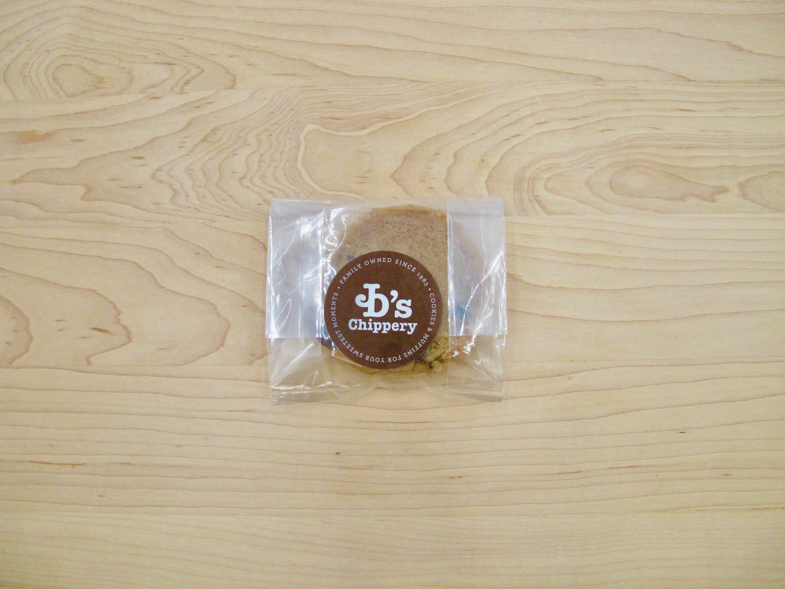 One Cookie in Individual Packaging | JD's Chippery