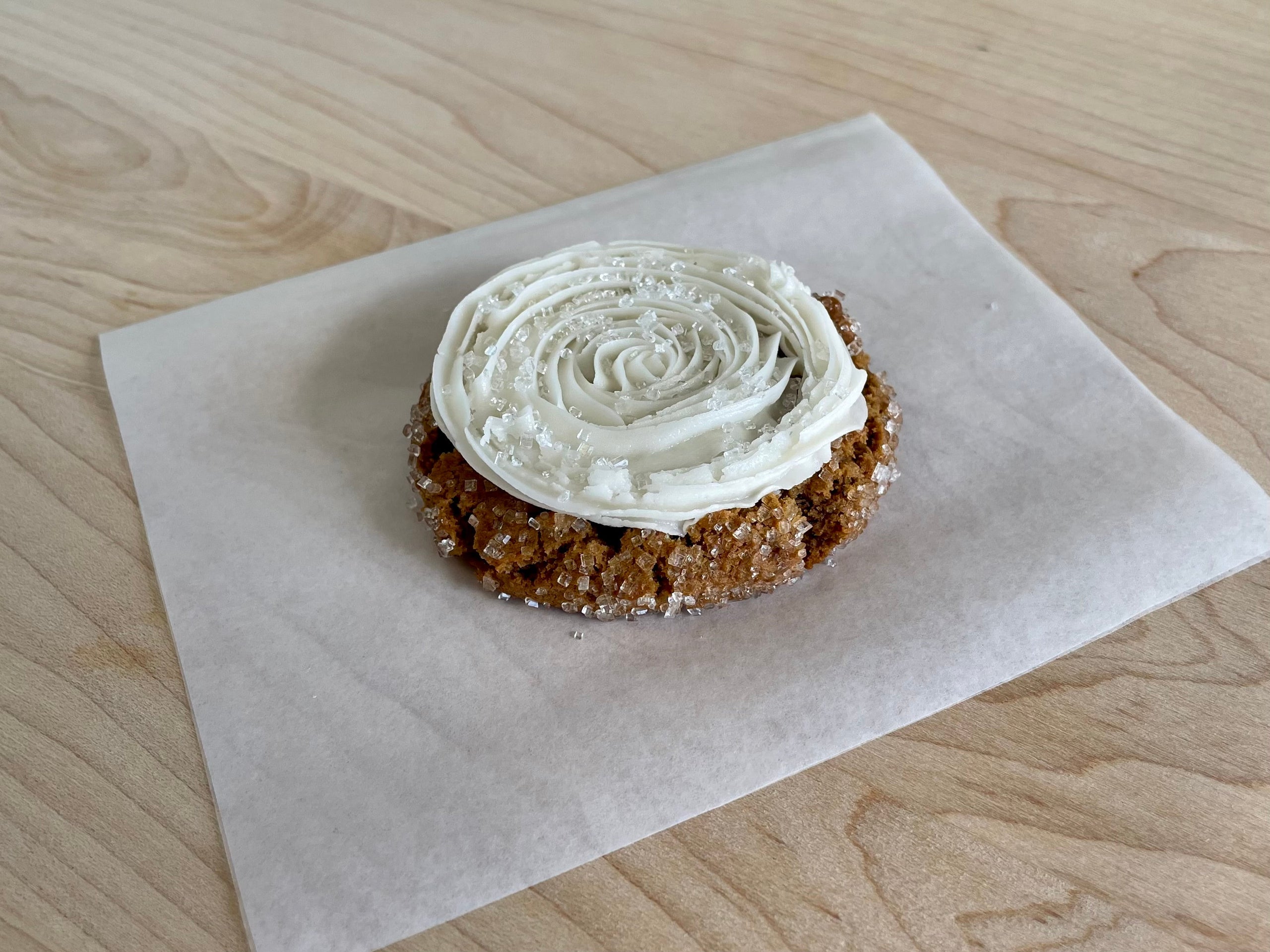 Frosted Gingerbread Cookie | JD's Chippery